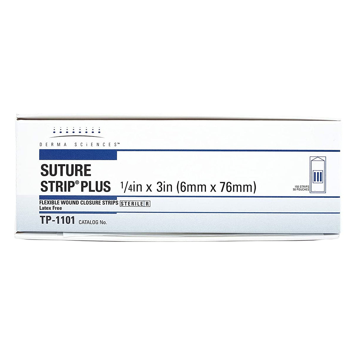 Suture Strip Plus Flexible Wound Closure Strip, 1/4" x 3" – Save Rite ...