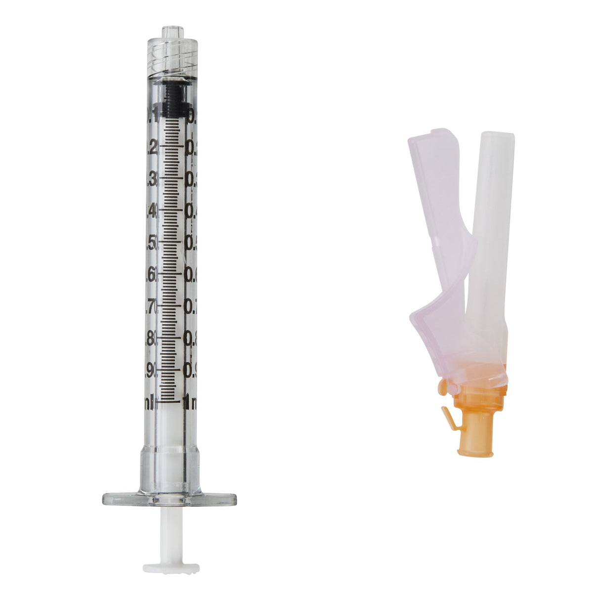 BD Eclipse™ Needle 25 G x 5/8" with detachable 1 mL Luer-Lok syringe ...
