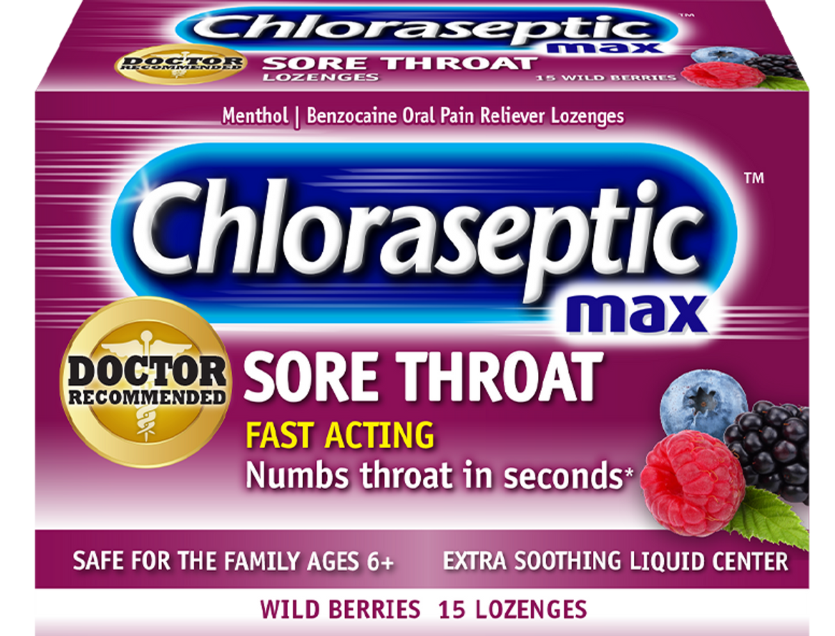 Chloraseptic Max, Wild Berries, Sore Throat Lozenges, 15 ct. – Save ...