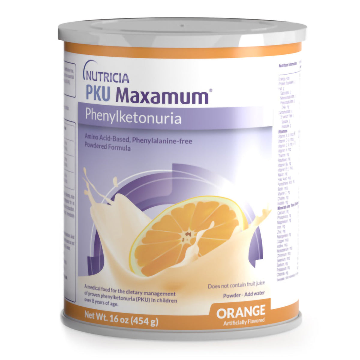 PKU Maxamum Powdered Medical Food, Orange Flavor, 16 oz., 454g – Save ...