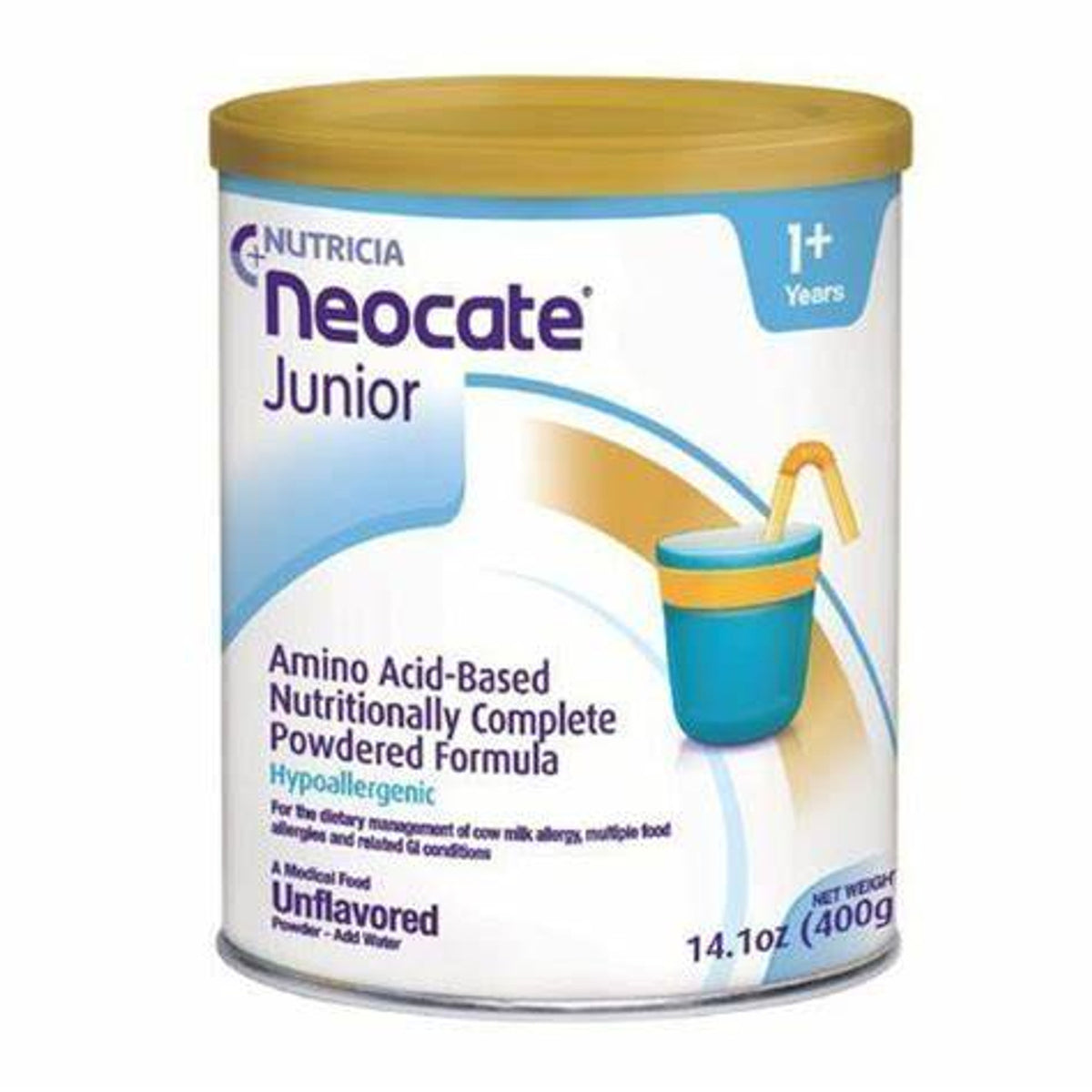 Neocate Junior Pediatric Nutrition Unflavored Powder 14.1 oz. Can ...