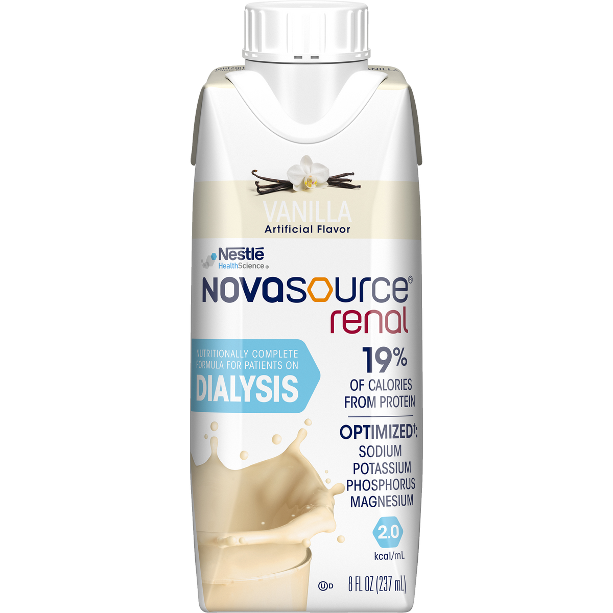 Novasource Renal, Vanilla, 8 fl oz. Tetra Prisma – Save Rite Medical