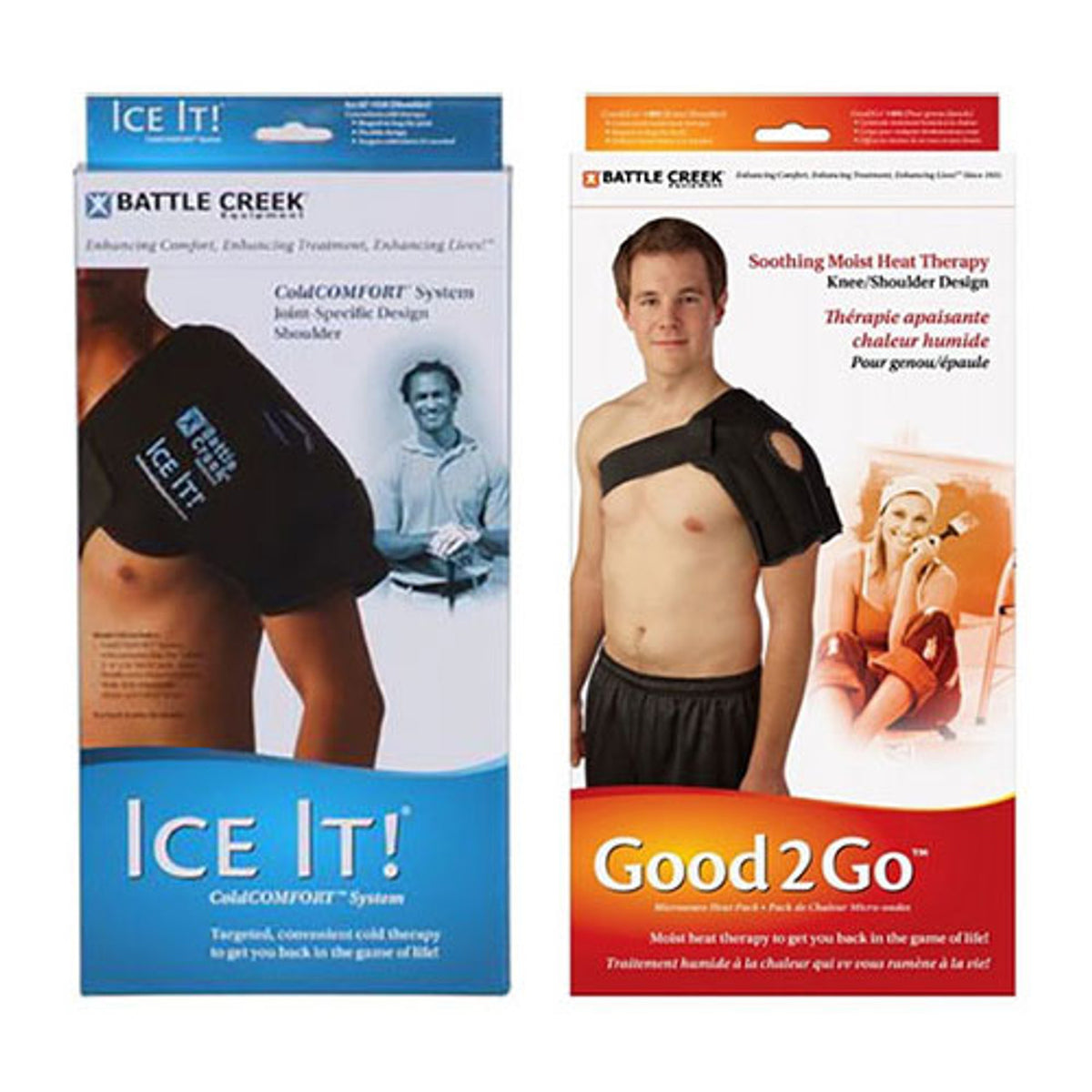 Battle Creek Shoulder Pain Kit, with Electric Moist Heat and Cold Ther ...
