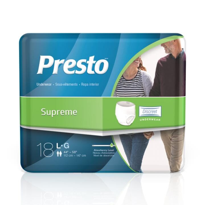 Presto Supreme Discreet Underwear – Save Rite Medical
