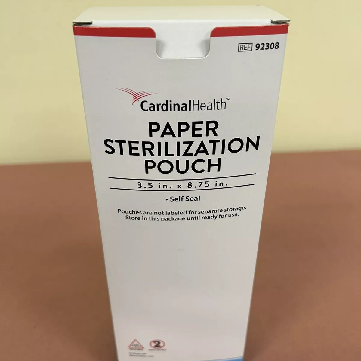 Cardinal Health Paper Sterilization Pouch, Self Seal, Steam/EO Gas, 3 ...