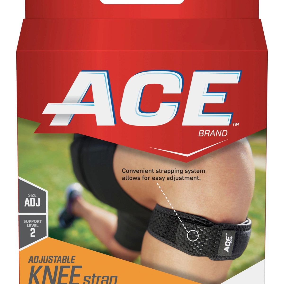 3M™ ACE™ Knee Brace, with Strap, One Size Adjustable, Black – Save Rite ...