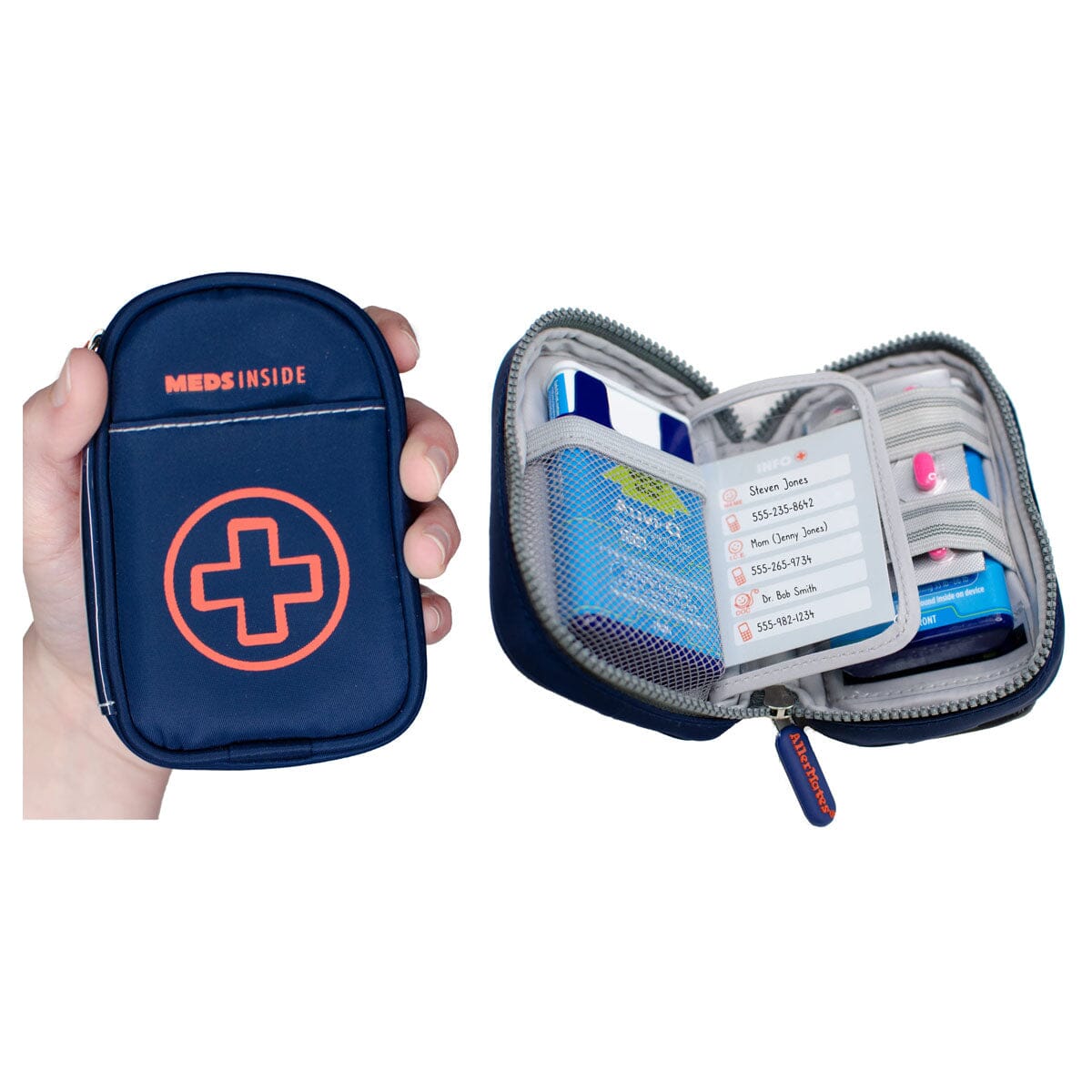Allermate Jake Medicine Case Carrier, Small, for Auvi-Q/Asthma Inhaler ...