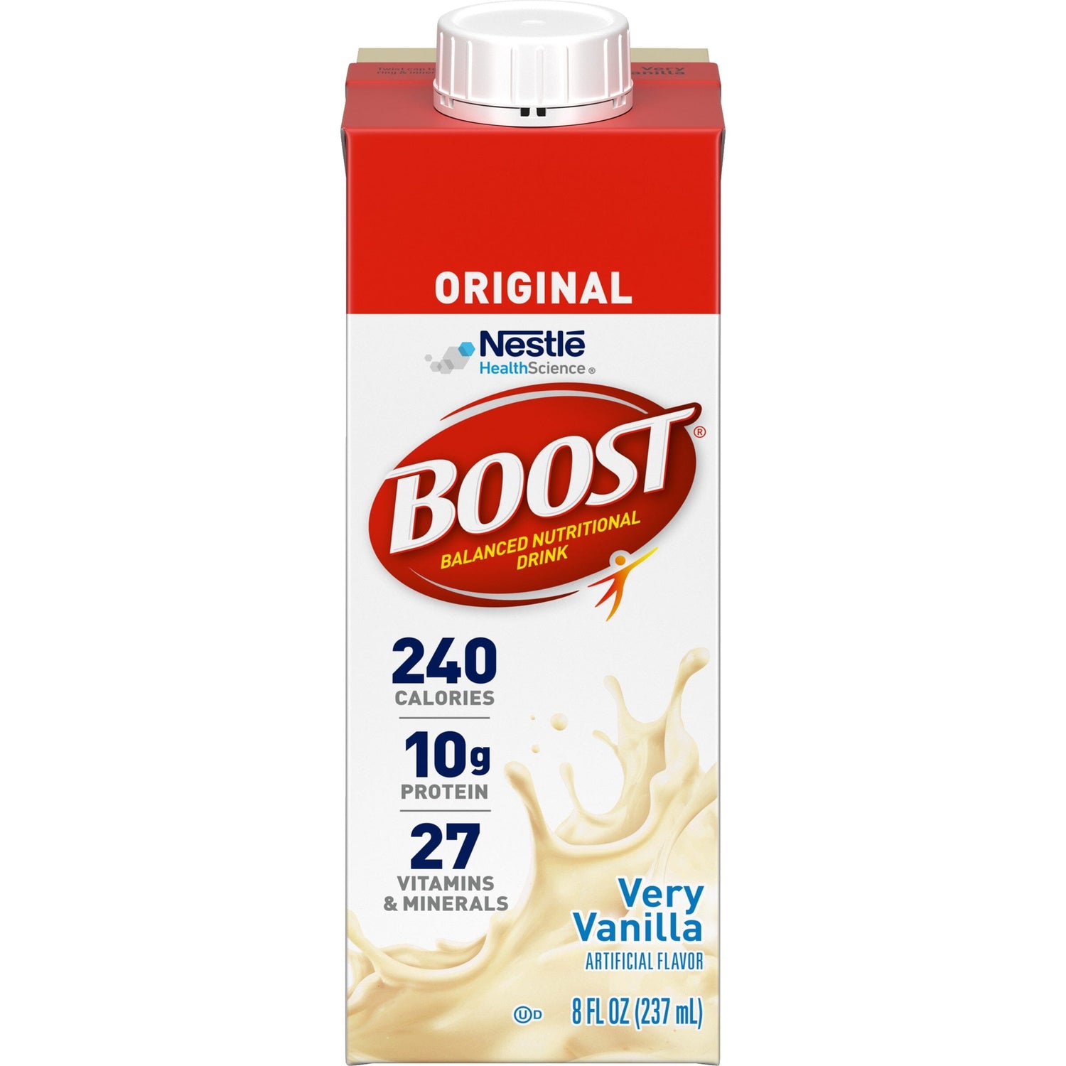 BOOST, Very Vanilla, 8 fl oz. Carton