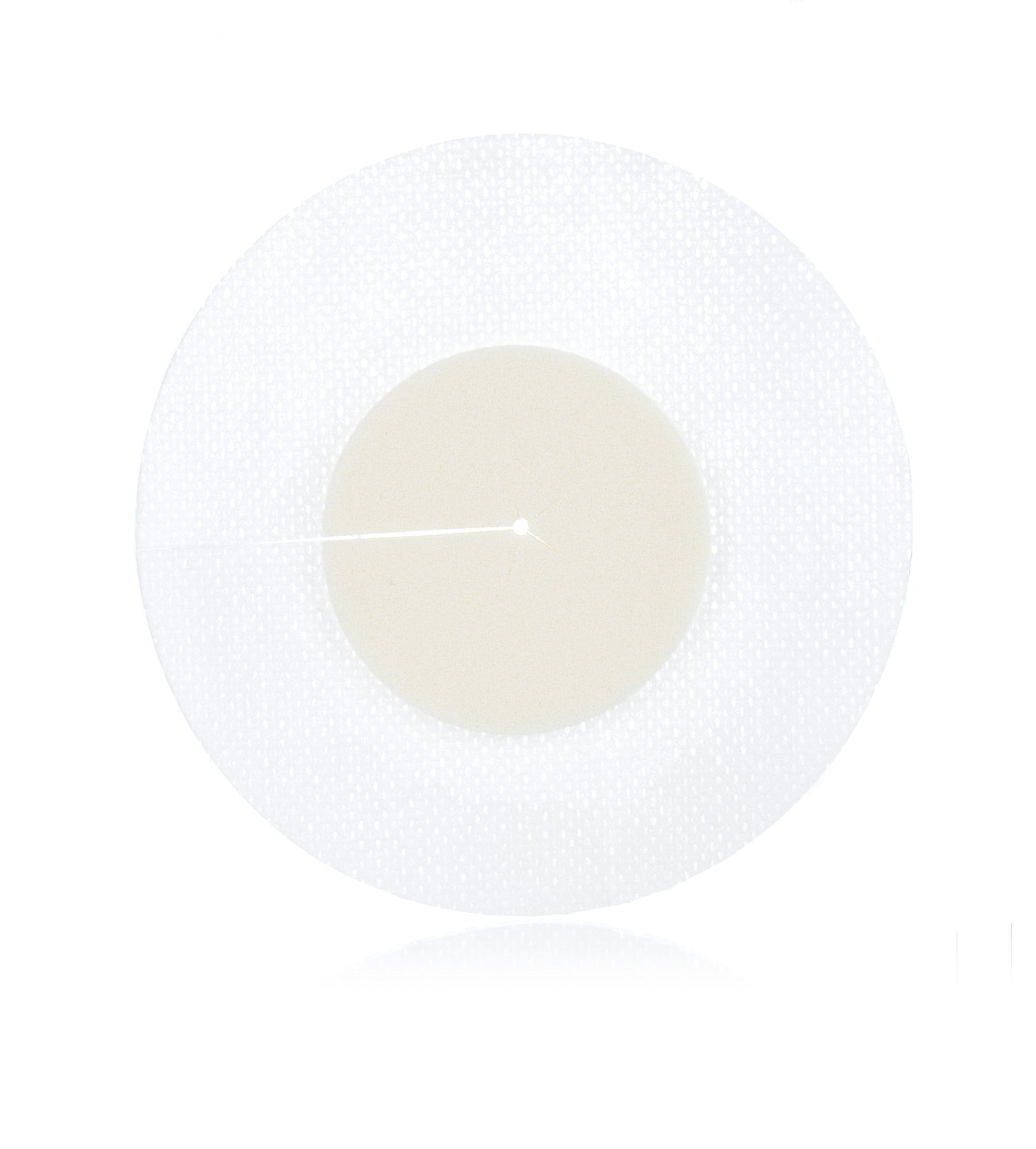 Border Foam Waterproof Dressing, 4" Round Fenestrated