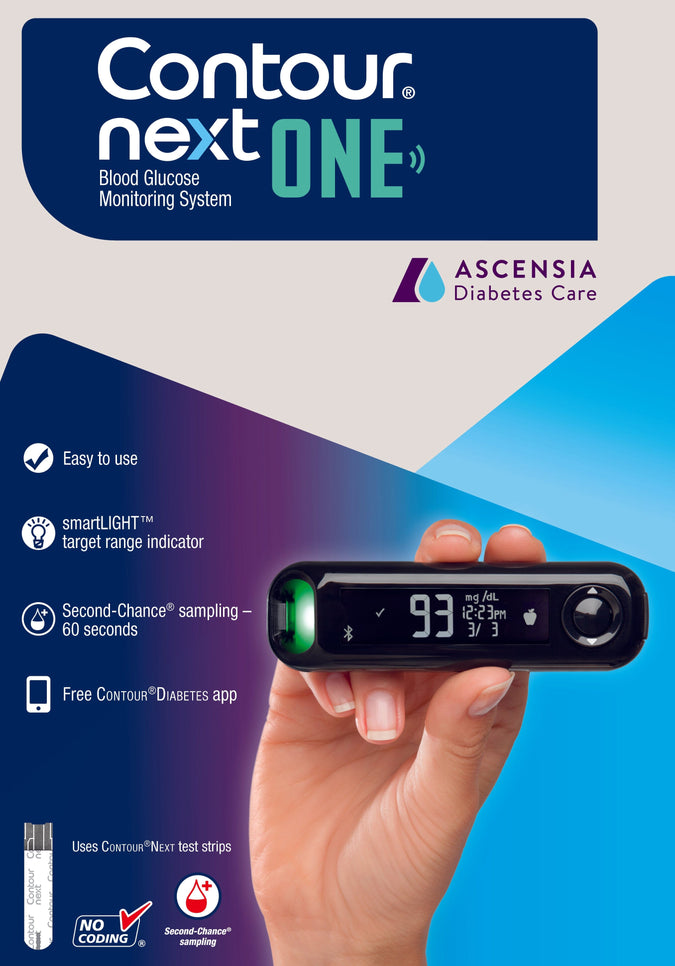 Contour Next ONE Blood Glucose Meter With Bluetooth – Save Rite Medical