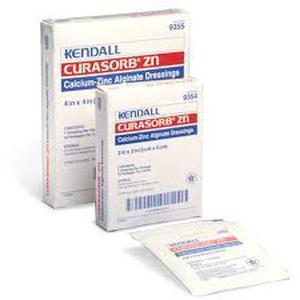 Curasorb Zinc Calcium Alginate Dressing, 4" X 8"