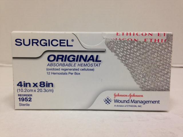 Ethicon Surgicel Absorbable Hemostat 4" X 8" – Save Rite Medical