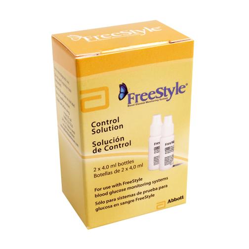 Abbott Laboratories FreeStyle® High/Low Flow Control Solution, Red ...