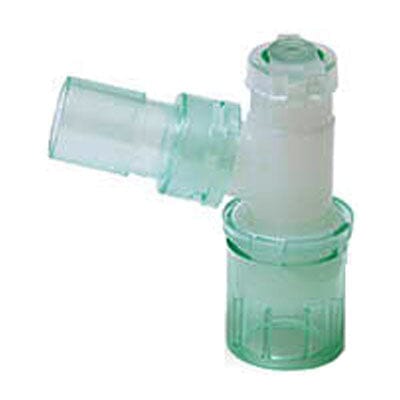 Intersurgical Double Swivel Elbow Oxygen Connector, 15mm OD Female Lue
