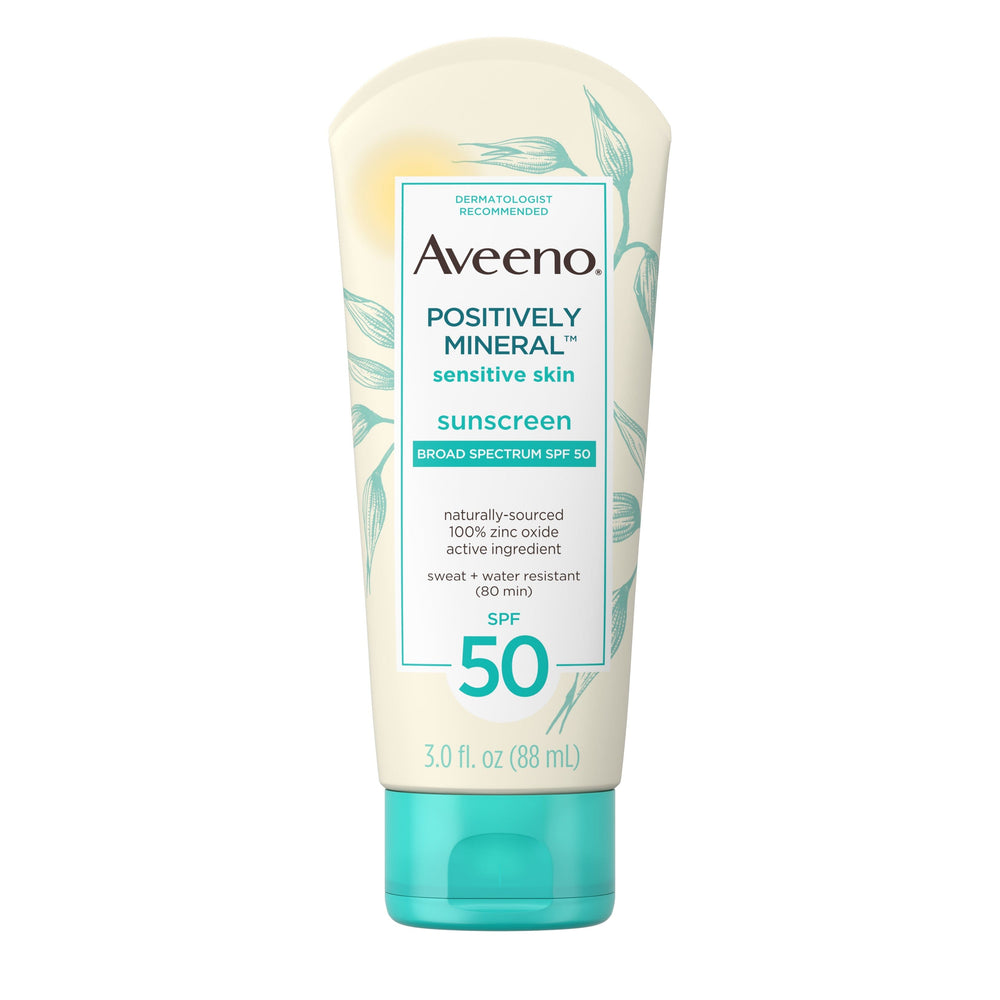 Johnson & Johnson Aveeno® Positively Mineral Sunscreen Lotion, SPF 50,