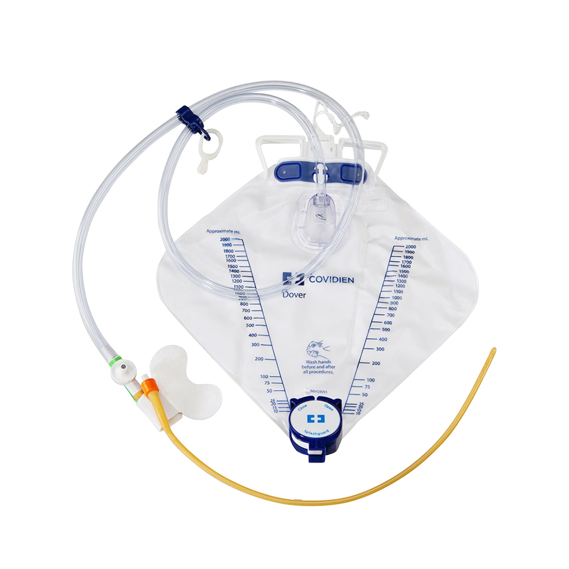 Kendall Dover™ Foley Tray with Hydrogel-Coated Latex Foley Catheter, 1