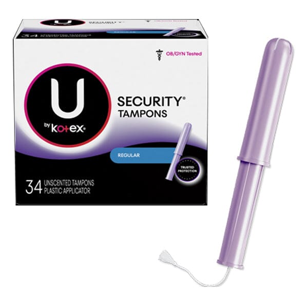 Kimberly Clark U by Kotex® Security® Premium Sanitary Tampon, Regular