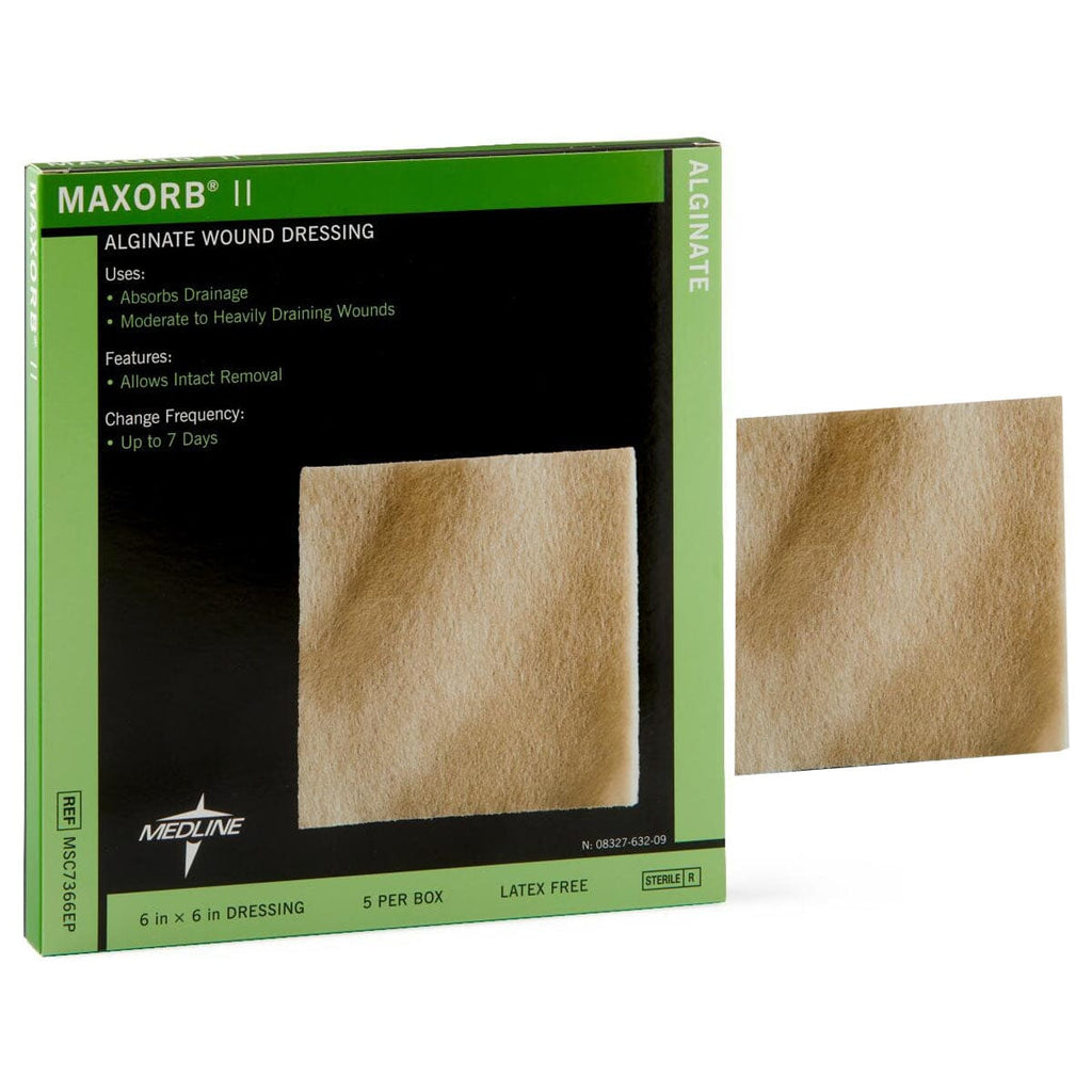 Maxorb® II Alginate Wound Dressing, 6" x 6"