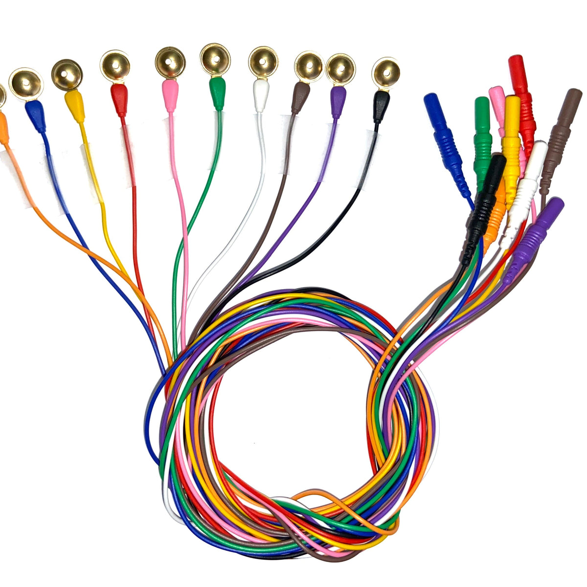 Med-Dyne EEG, ECG Reusable Gold Cup Electrodes - 10 Count – Save Rite ...