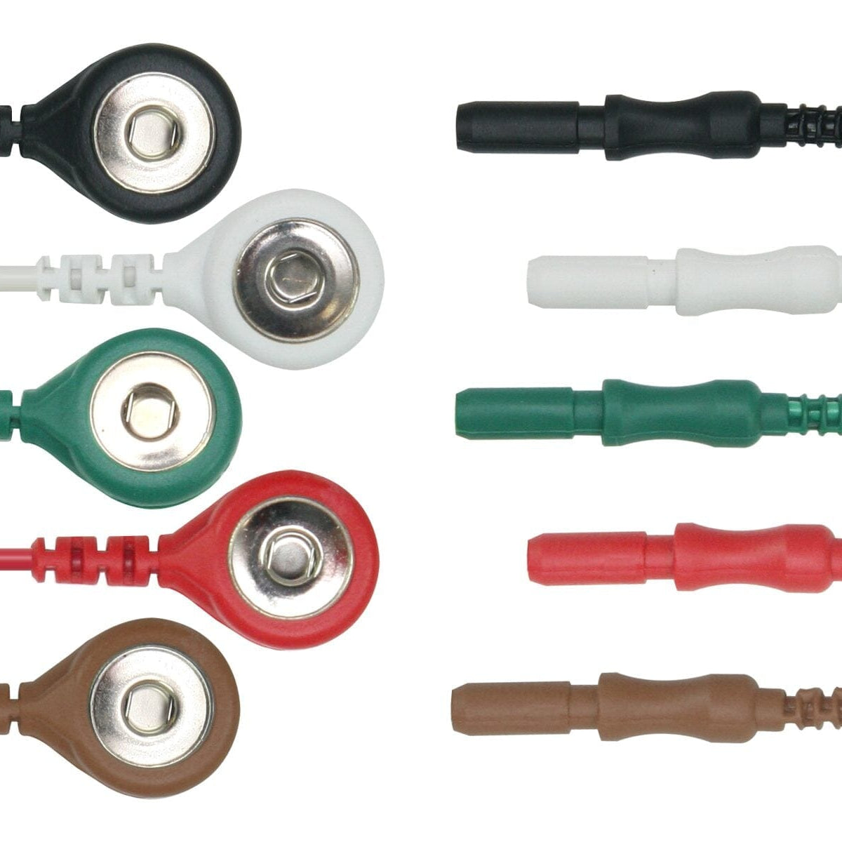 Med-Dyne EKG/EMG/EEG Snap Lead Wires, DIN Connection - Pack of 5 – Save ...