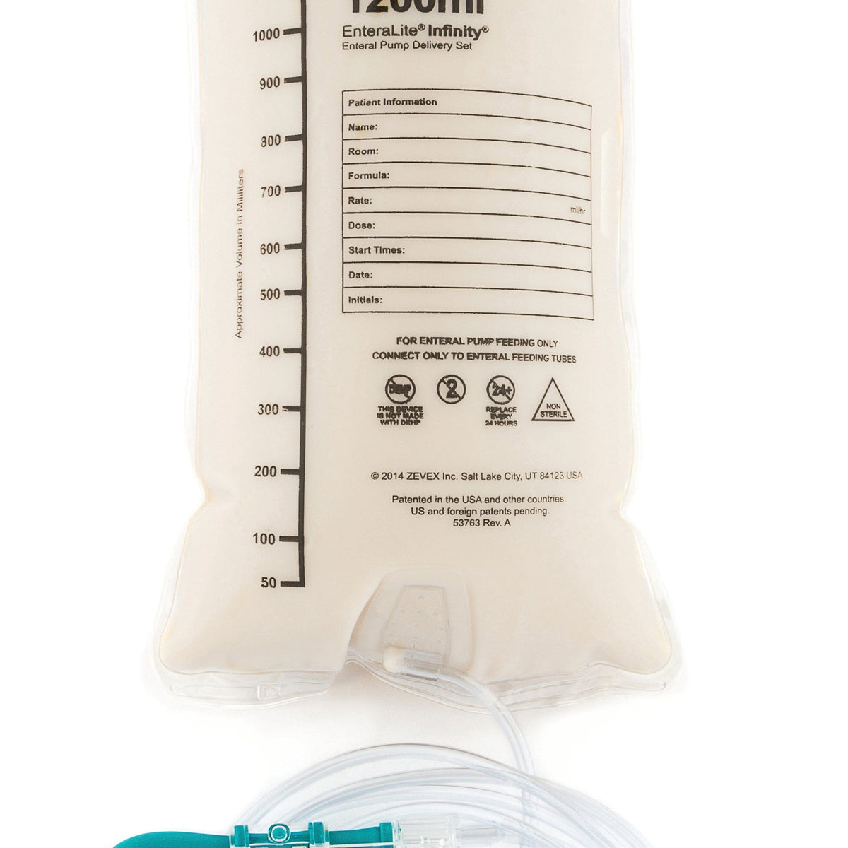 Moog EnteraLite® Infinity™ Administration Set, with Pre-Attached ENFit ...