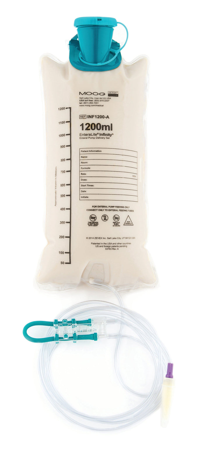 Moog EnteraLite® Infinity™ Administration Set, with Pre-Attached ENFit ...