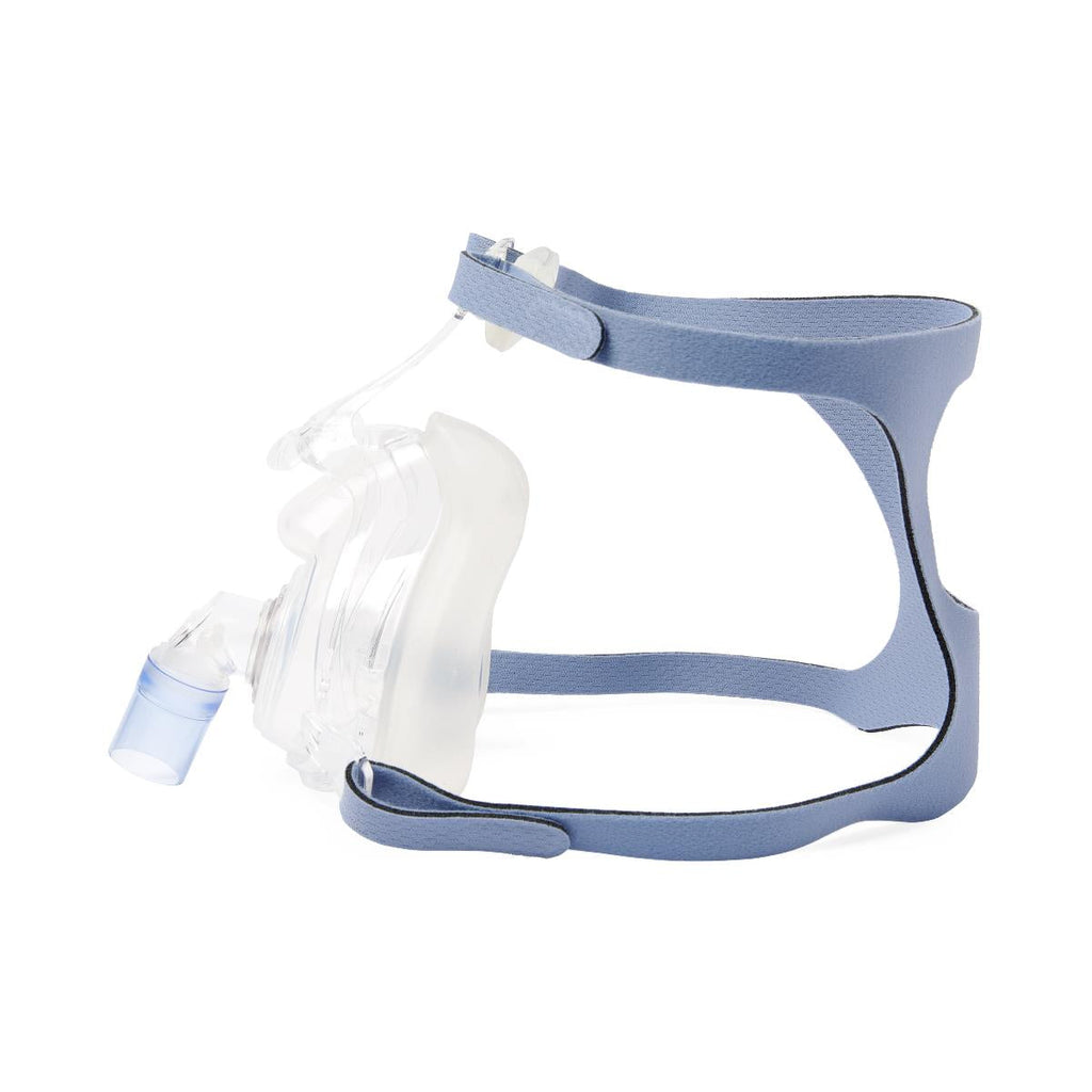 NIV Full-Face Mask with Headgear, Antiasphyxia Valve, Nonvented, Size