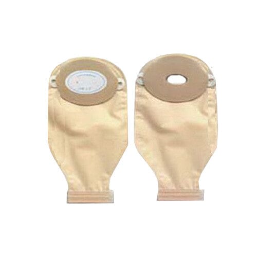 Nu-Flex Convex Drainable Pouch with Barrier Pre-Cut 1" Opening Large 3