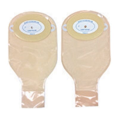 Nu-Hope Nu-Flex™ Drainable Pouch, 2-3/4'' x 1-1/2'' Stoma, Deep Convex