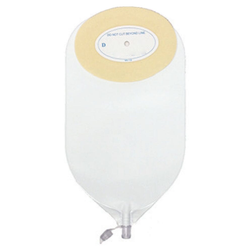 Nu-Hope Nu-Flex™ Urinary Pouch, 1-3/4'' x 3-1/4'' Stoma, with Trim Bot ...