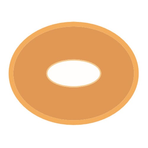 Nu Hope Oval Barrier 54 Disc, Pre-Cut Opening, 2-1/4" x 3-1/2" OD, 3/4 ...