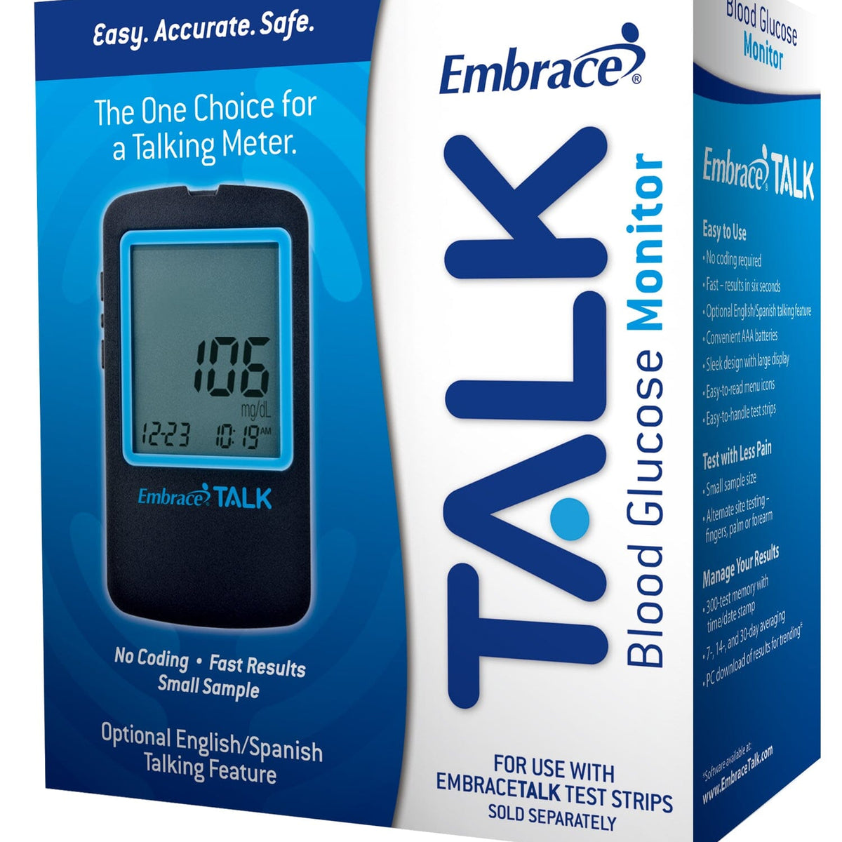 Omnis Health Embrace® TALK Meter Only – Save Rite Medical