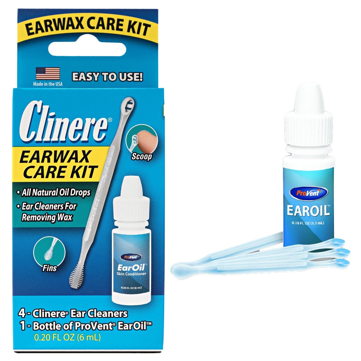 Quest Clinere® EarWax Cleaning Kit, Blue – Save Rite Medical