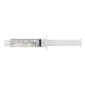 Saline Prefilled USP IV Flush Syringes 10/10 mL 0.9 Sodium Chloride In ...