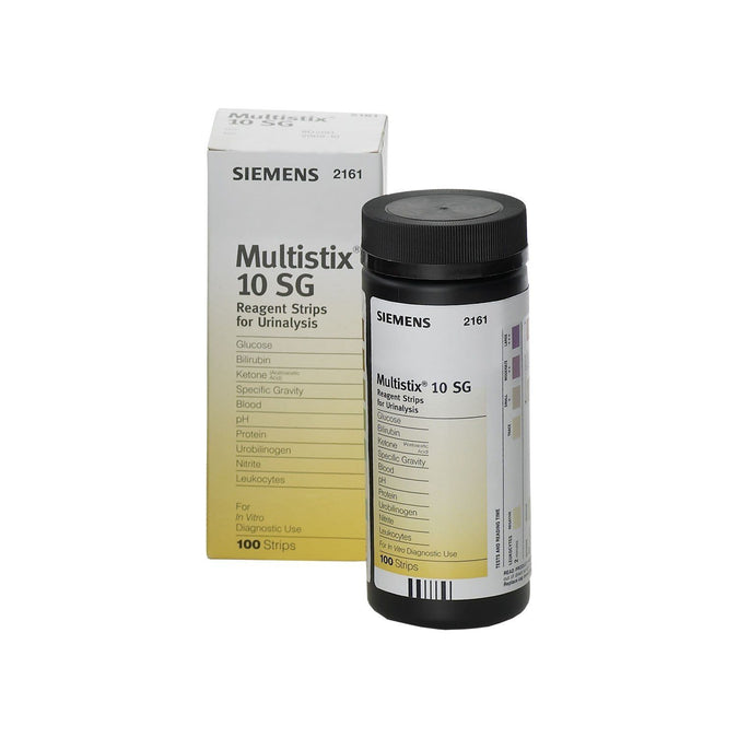 Siemens Multistix 10 SG Reagent Test Strips (100 Count) for Urinalysis ...