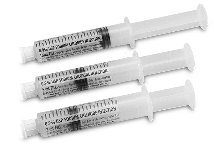 Stericare Solutions 10mL Prefilled Saline Flush Syringe – Save Rite Medical