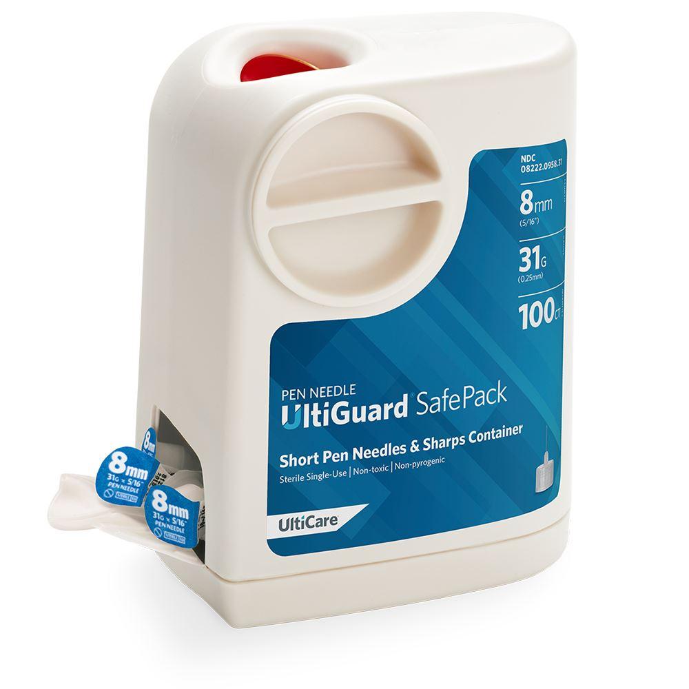 UltiGuard Safe Pack Pen Needles 8mm x 31G Short – Save Rite Medical