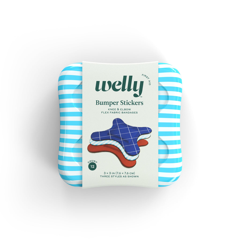 Welly Health Knee & Elbow Flex Fabric Bandages, 10 ct
