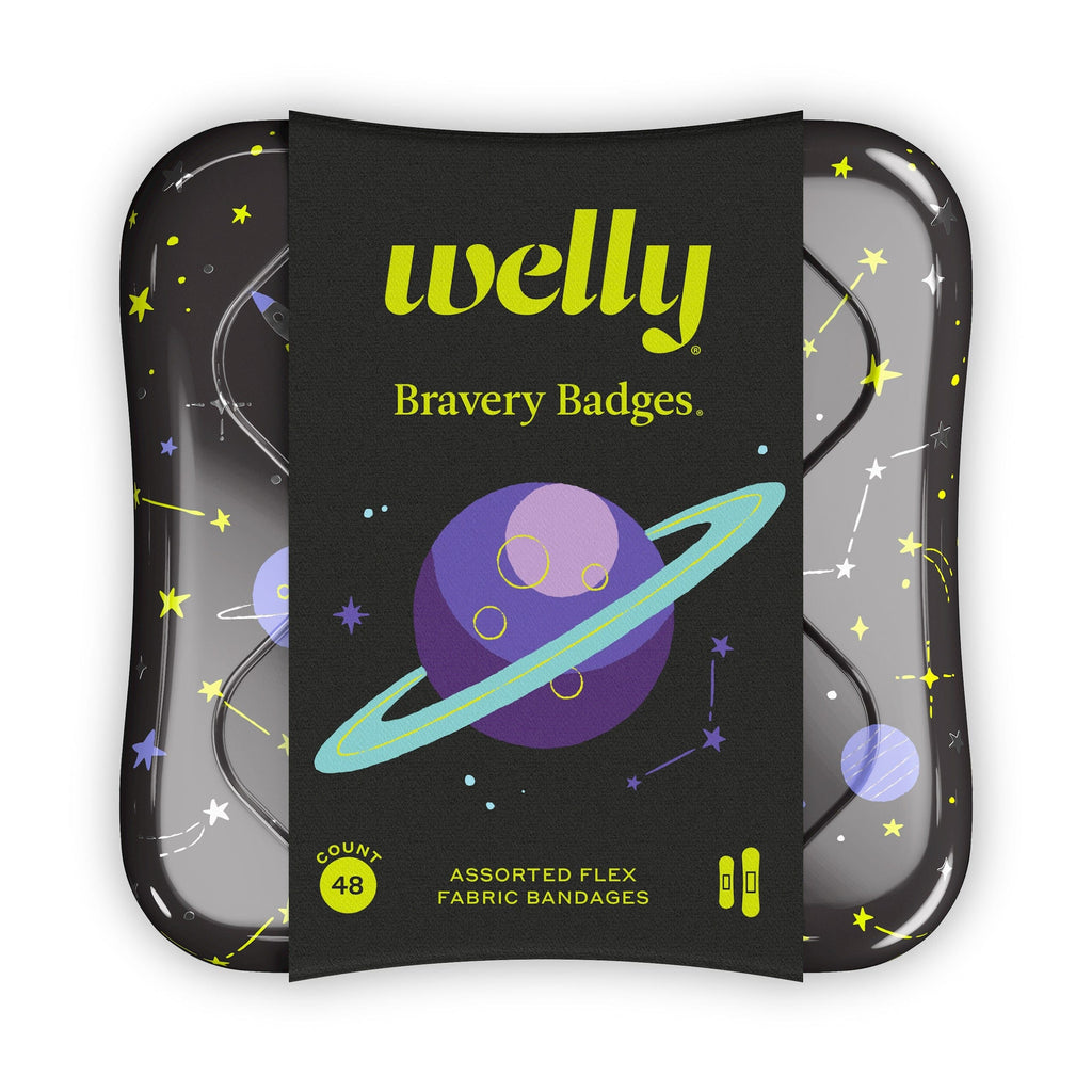 Welly Health Space Adhesive Bandages, 48 ct