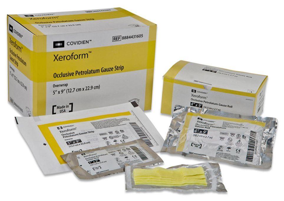 Xeroform™ Occlusive Petrolatum Gauze Dressing, Sterile – Save Rite Medical